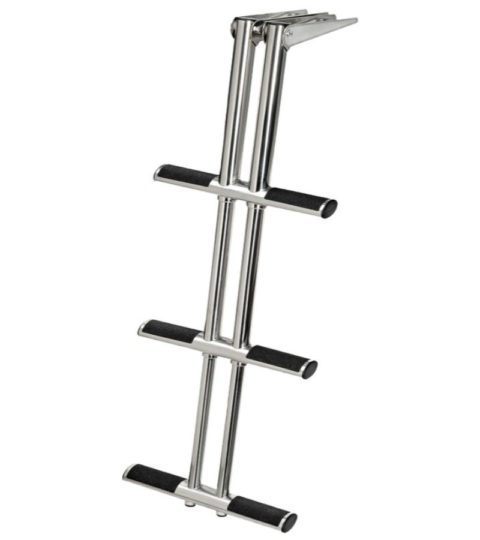 LADDER DIVER S/S 3-STEP TELESCOPIC BLACK | Gauci Borda - Marine ...