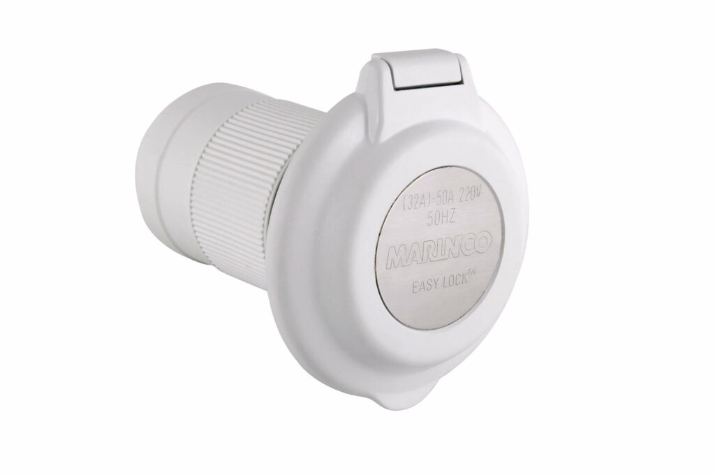MARINCO POWER INLET WHITE 32A 230V CONTOUR | Gauci Borda - Marine ...