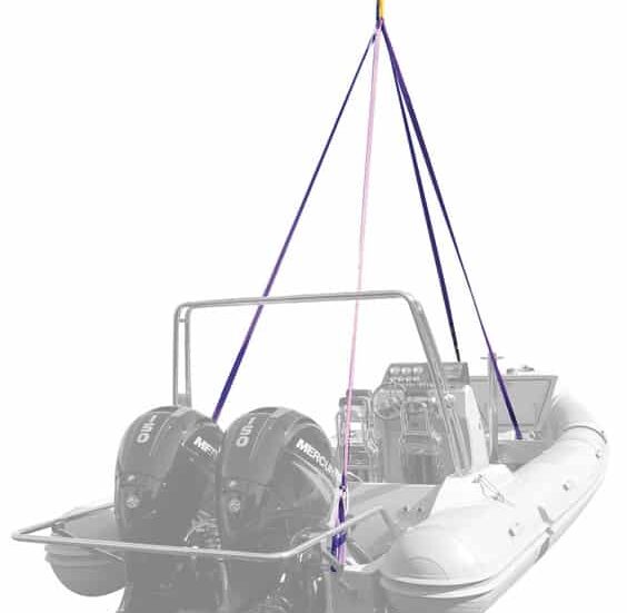 DINGHY LIFT SYSTEM 4-ARM 4000KG | Gauci Borda - Marine | Hardware | Flags